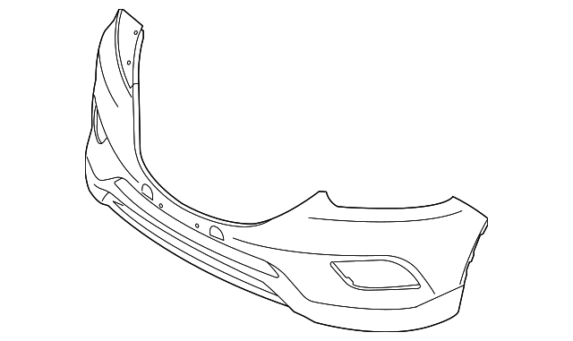 TK21-50-031D-BB - Bumper Cover - 2013-2015 Mazda CX-9 | Werner Mazda Parts
