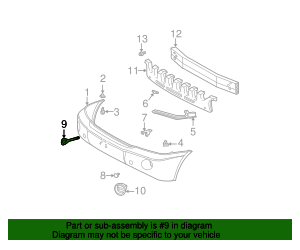 2004-2007 Toyota Highlander Tow Hook 51961-44010 | AutoNationParts.com