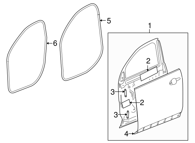 2010-2017 GMC Terrain Outer Panel - Driver's Side (LH) 25799394 ...