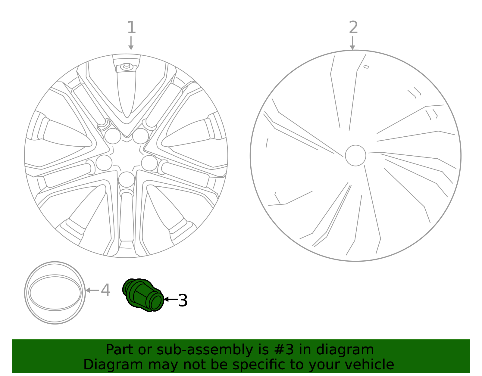 2021-2024 Toyota Wheel Nut 90942-A1007 | Toyota Parts Center