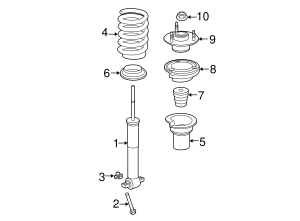 2014-2020 GM Shock Absorber (Replaces Part Number 84176631) Requires to ...