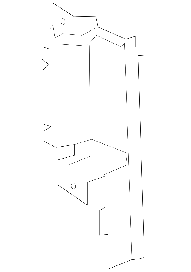 2020-2022 Cadillac XT6 Passenger Side Upper Radiator Air Baffle ...