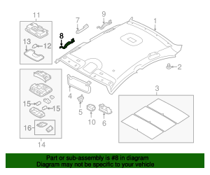 85332-2T001 - Reinforced Bracket 2011-2016 Kia Optima | Kia.Parts Store