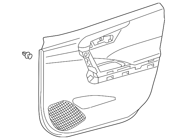 2019-2024 Toyota Door Trim Panel 67610-0R200-21 | Toyota Parts Express