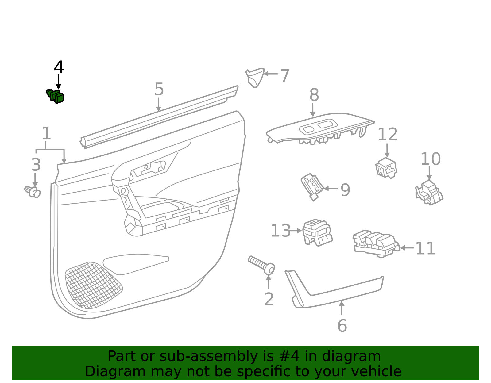 Genuine Toyota Door Trim Panel Grommet part# 90189-06248 for 2019-2025 ...
