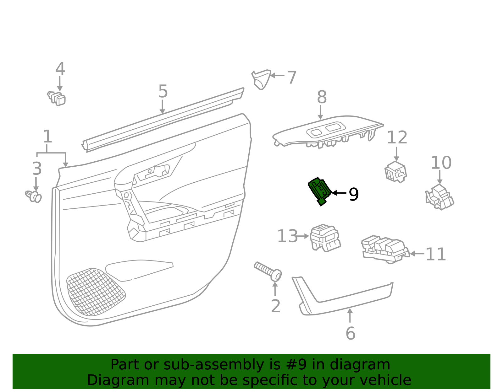 2019-2024 Toyota Memory Switch 84927-0R020 | Toyota San Diego Parts