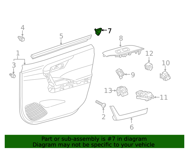 67664-0R030 - Corner Trim - 2019-2021 Toyota | OEM Genuine Toyota Parts