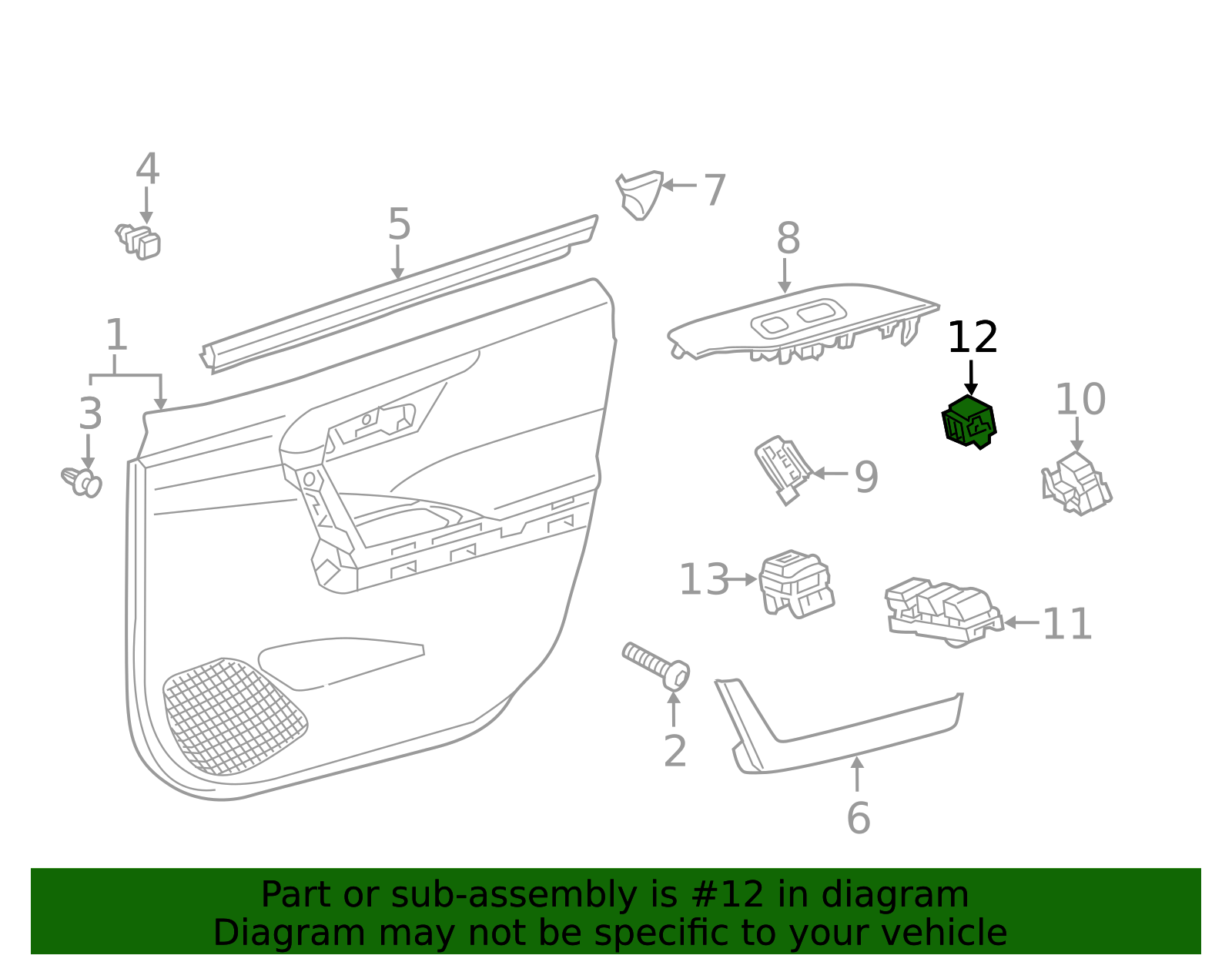2019-2025 Toyota Lock Switch 84930-0R050 | Toyota San Diego Parts