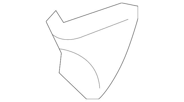 67664-0R030 - Corner Trim - 2019-2021 Toyota | OEM Genuine Toyota Parts