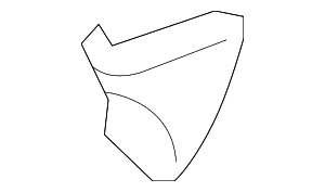 67664-0R030 - Corner Trim - 2019-2021 Toyota | OEM Genuine Toyota Parts