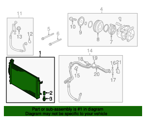 97606-1M101 - Condenser 2010-2011 Kia | Kia.Parts Store