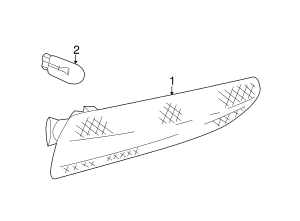 2002-2008 Jaguar X-Type Signal Lamp Assembly C2S1742 | OEM Parts Online