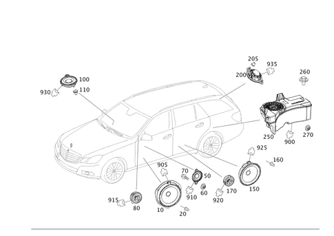 Speaker for 2014 Mercedes-Benz E350 | Mercedes-Benz USA Parts