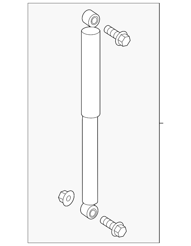 906-320-14-31 - Shock Absorber 2015-2018 Mercedes-Benz Sprinter 2500 ...