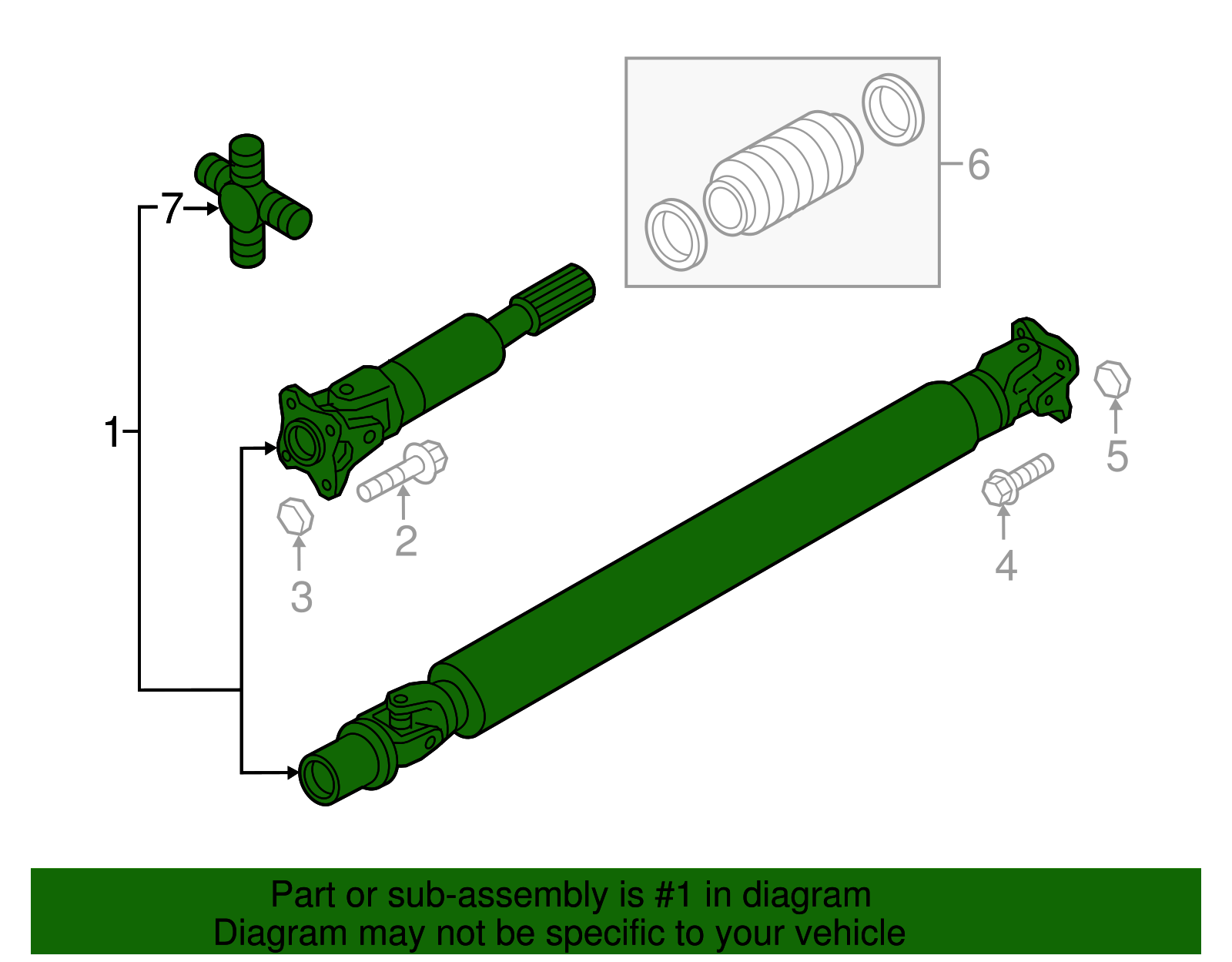 2016-2024 Nissan Drive Shaft 37200-EZ00A | Bill Kay Nissan Parts