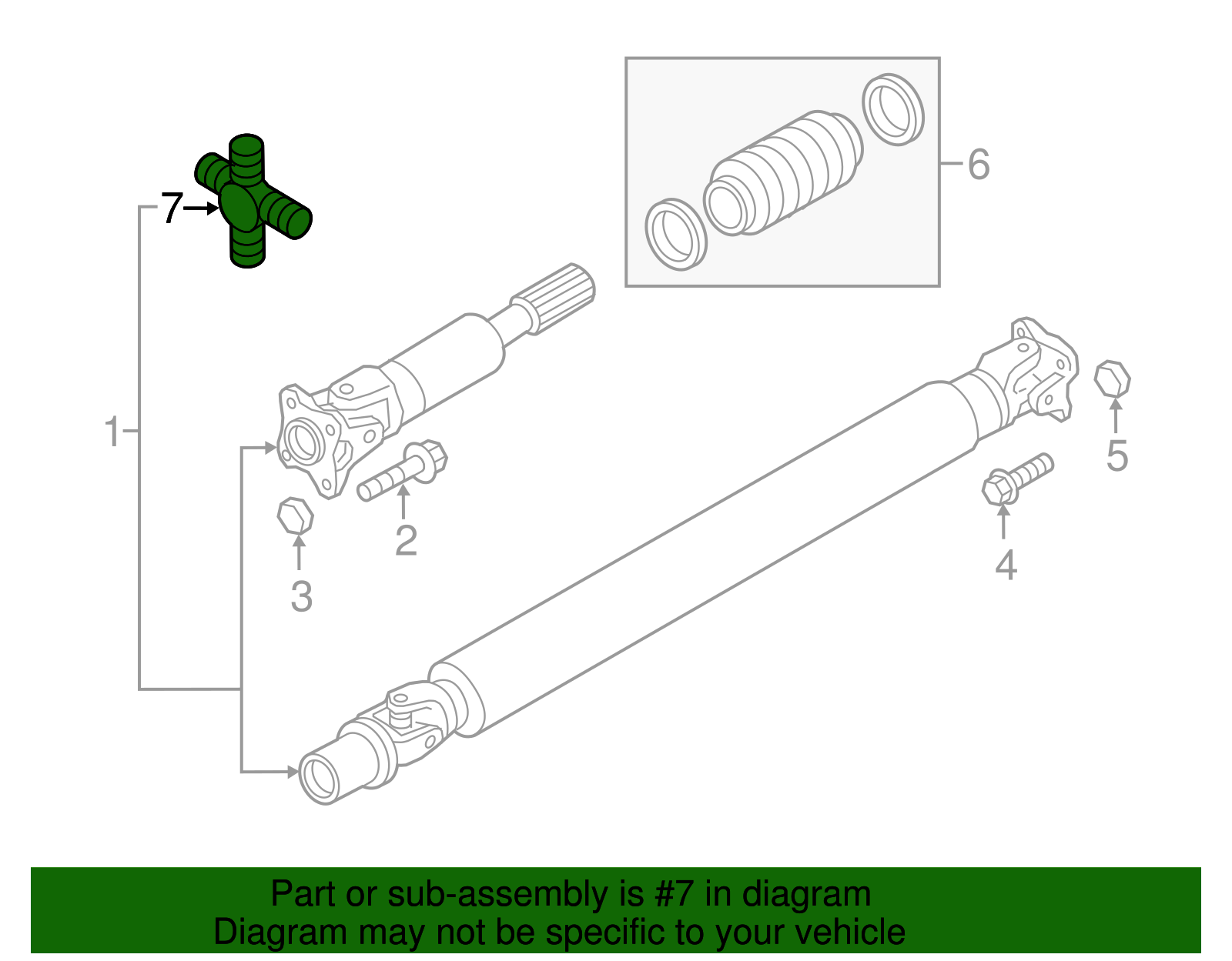 2016-2024 Nissan Universal Joints 37125-EB71A | Temecula Nissan Parts