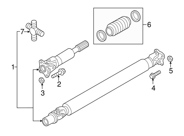 37125-EB71A - Universal Joints 2016-2024 Nissan | Nissan Parts ...