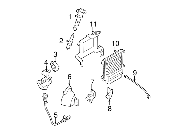 2011-2016 Hyundai Spark Plug 18847-11160 | OEM Parts Online