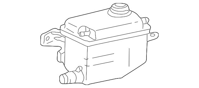 2000-2007 Ford Engine Coolant Reservoir 1F1Z-8A080-AA | TascaParts.com