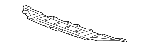 2011-2016 Chevrolet Front Bumper Fascia Lower Deflector 95212249 GM ...
