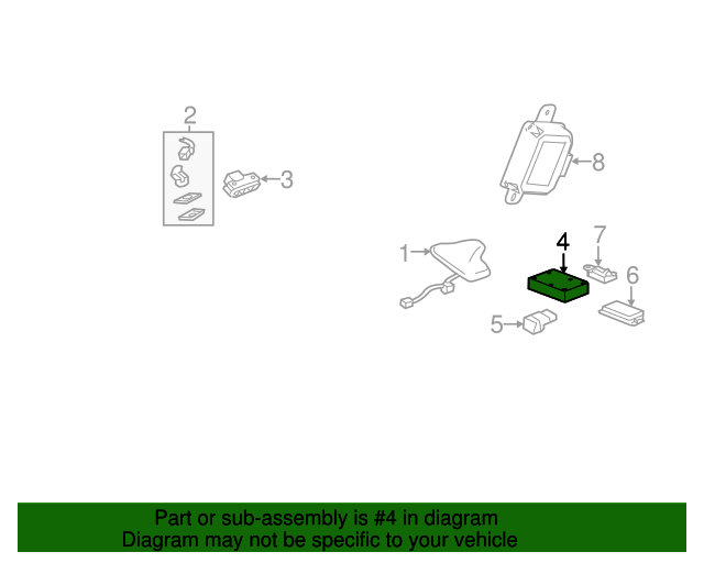 2015-2017 Cadillac ATS Module Assembly-Comn Interface(W/M/Tel ...