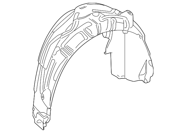 213-690-94-04 - Wheelhouse Liner 2020 Mercedes-Benz | Mercedes-Benz USA ...