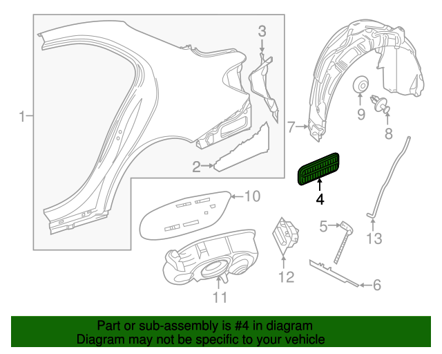 213-830-58-05 - Vent 2017-2021 Mercedes-Benz | Mercedes-Benz USA Parts