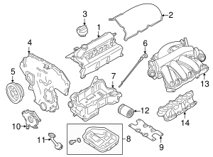 13264-JA10A - Engine Valve Cover 2007-2014 Nissan | AutoNationParts.com
