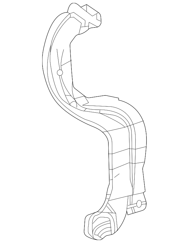 Genuine Toyota Side Duct part# 87211-08070 for 2021-2024 Toyota Sienna ...