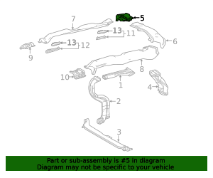 2021-2024 Toyota Sienna Separator Duct 62901-08010 | Toyota Parts Center