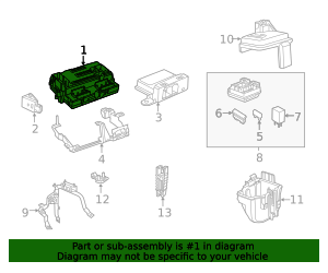 2014-2019 Ram Control Module 68399797ac | TascaParts.com