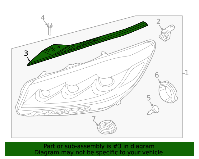 2019-2020 Kia Sorento Headlamp Assembly Front Bracket 92141-C6500 ...