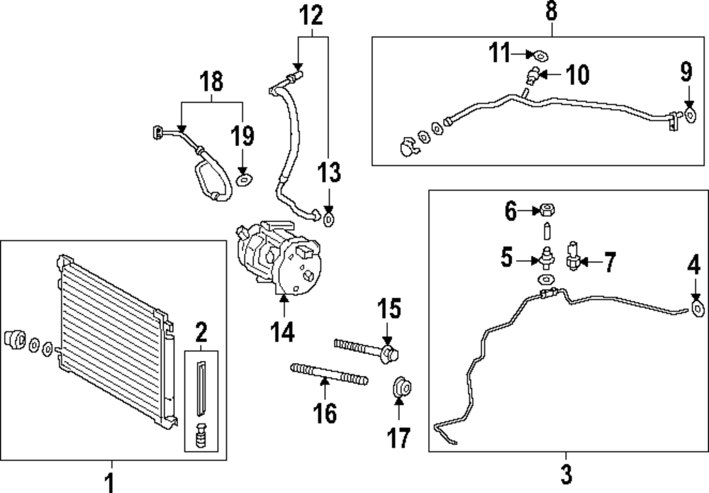 2023-2025 Toyota Crown Compressor 88370-48210 | Toyota Parts Center