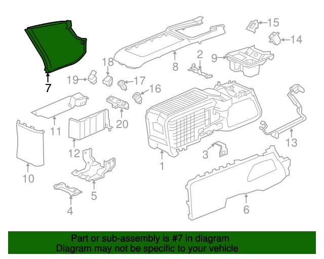 77336-T0A-A01ZB - Front Panel 2012-2013 Honda CR-V | Honda Parts Online