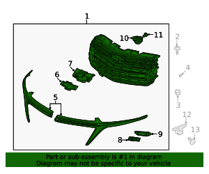 2022-2024 Chevrolet Equinox Grille Assembly 85573308 | GM Parts Center