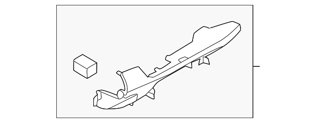 68104-6RR2A - 2023-2025 Nissan Rogue - Center Panel | Anicra Nissan Parts