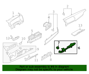 68104-6RR2A - 2023-2025 Nissan Rogue - Center Panel | Anicra Nissan Parts