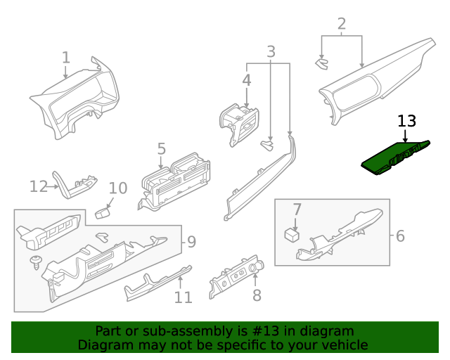 68920-6RR0A - Lower Cover 2021-2024 Nissan Rogue | Nissan Parts ...