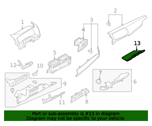 68920-6RR0A - Lower Cover 2021-2024 Nissan Rogue | Nissan Parts ...