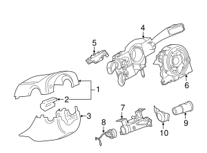 2010-2014 Volkswagen Multi-Function Switch 5K0-953-513-M-9B9 | OEM ...