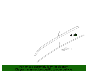 Genuine BMW 07-14-7-195-759 | Roof Luggage Carrier Side Rail Nut | FREE ...