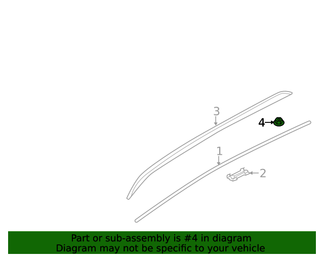 Genuine BMW 07-14-7-195-759 | Roof Luggage Carrier Side Rail Nut | FREE ...