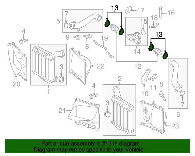 2009-2016 Volkswagen Pressure Hose Clamp N-106-198-01 | QuirkParts