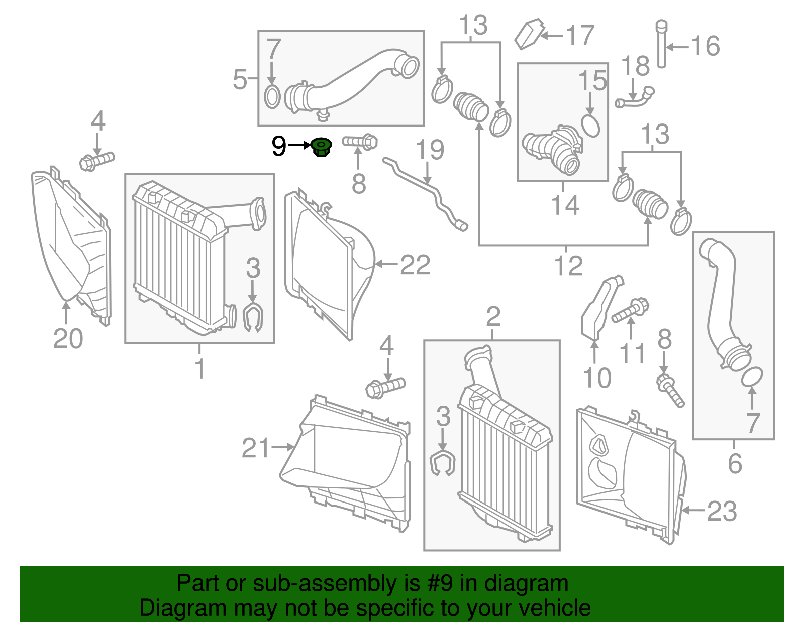 2011-2018 Porsche Cayenne Pressure Pipe Plug 958-110-863-00 | Porsche Marin
