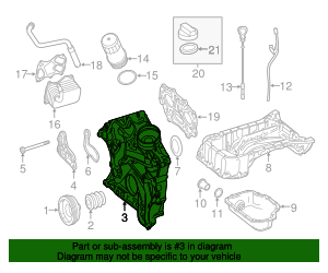 2012-2023 Mercedes-Benz Engine Timing Cover 276-015-03-00 ...