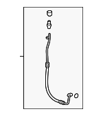 Genuine Discharge Hose for 2013-2017 Hyundai Santa Fe Sport | Part ...