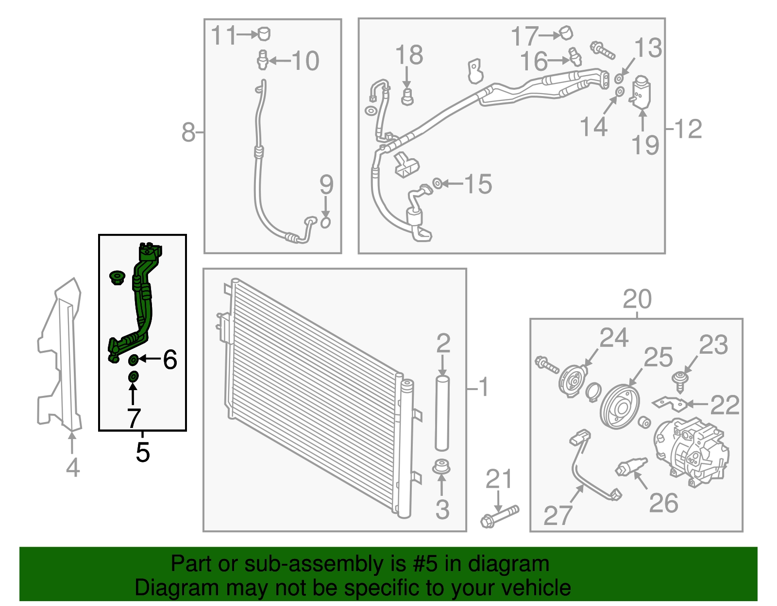 97761-2W001 - A/C Pipe 2013-2018 Hyundai Santa Fe Sport | AutoNation Parts