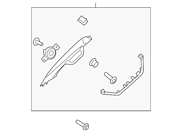 2021-2025 Ford Windshield Pillar Trim ML3Z-1503598-CE | Miracle Ford Parts