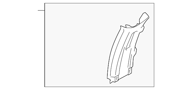 2021 Ford F-150 Upper Center Pillar Trim ML3Z-1624347-AC | QuirkParts