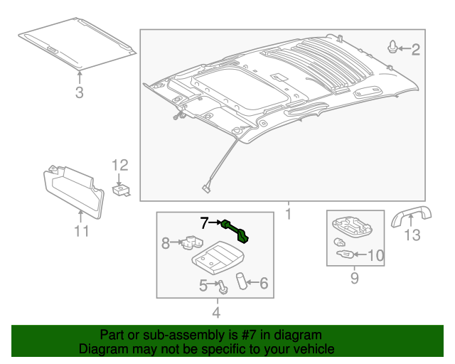 2014-2018 Toyota Tundra Microphone 86250-0C010 | Toyota Parts Center